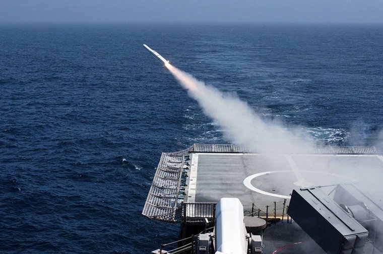 Sea Sparrow Missile Launcher