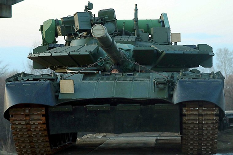 T 80bvm MOSCOW REGION, RUSSIA AUGUST 25, 2020: Russian Tank T 80BVM