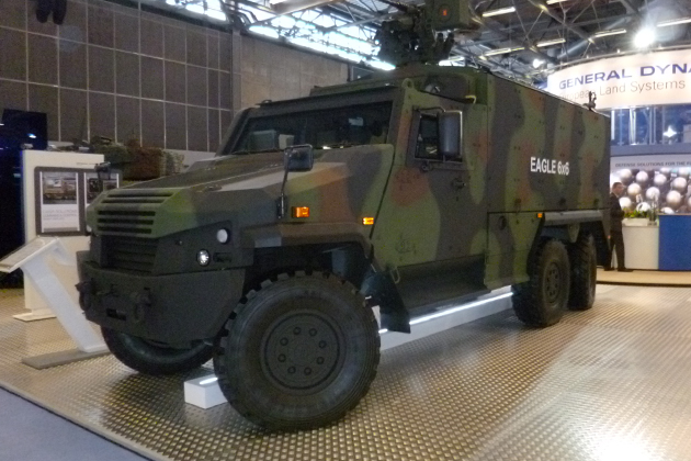 Eurosatory 2012: GDELS launches 6x6 version of the Eagle - News - Shephard