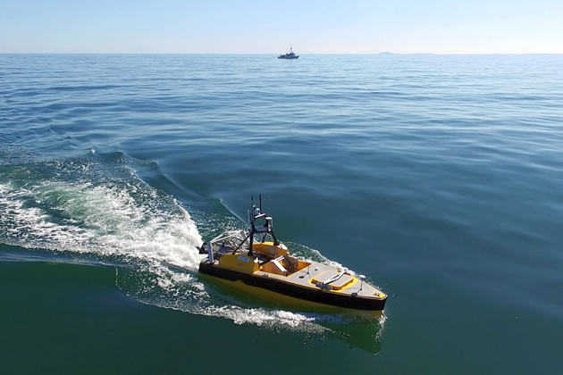 C-Worker 5 USV in hydrographic survey - Shephard Media - Aerospace ...